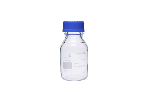Produk | LABORATORY BOTTLE, PP BLUE SCREW CAP 100 ml "DURAN" | PT ...